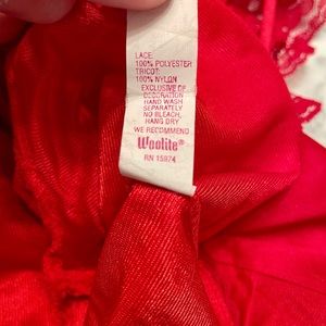 Alana Gale | Intimates & Sleepwear | Vintage 6s70s Alana Gale Red Lace ...